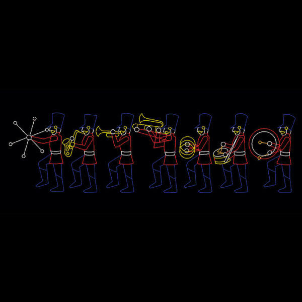 Marching Soldier Band (Animated) - Holiday Outdoor Decor