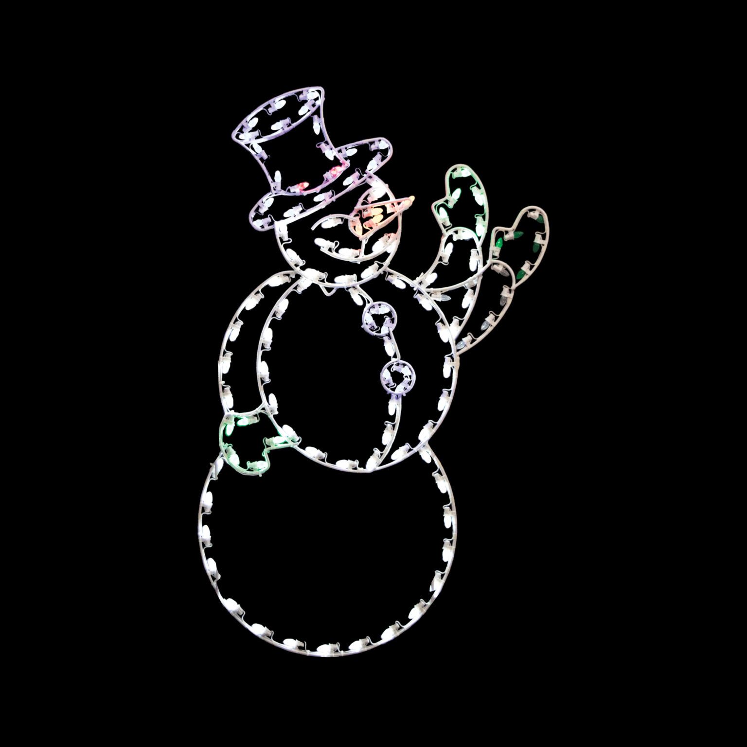 Waving Snowman Animated Ground Display | Holiday Outdoor Decor