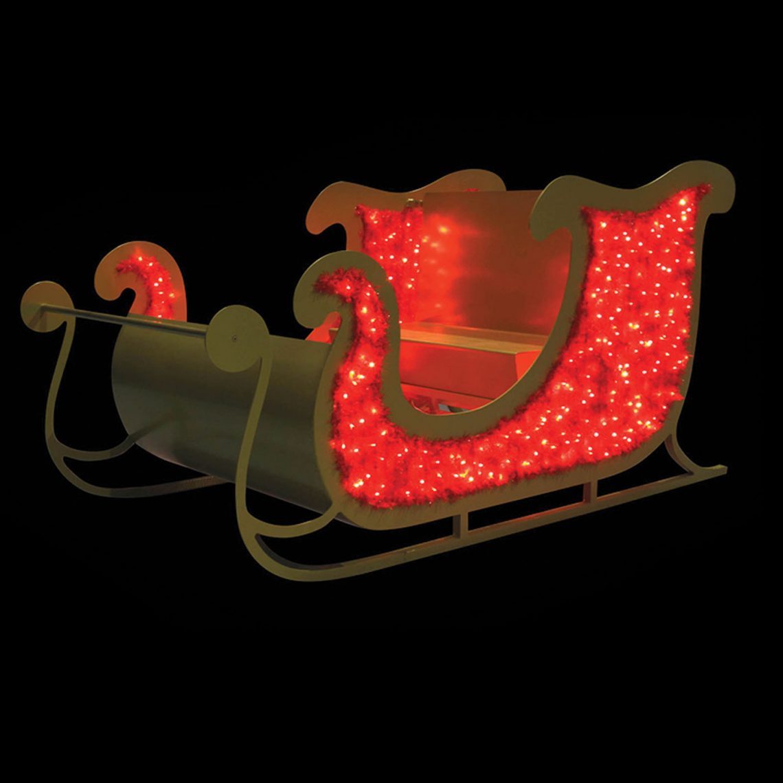 Holiday Sled Photo Op Display | Holiday Outdoor Decor